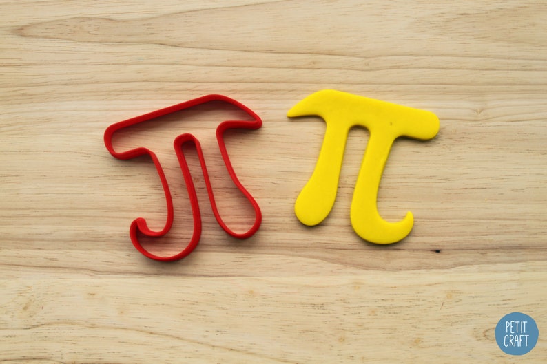 Pi Math Symbol | Cookie Cutter, Cake and Fondant Decorates - Etsy
