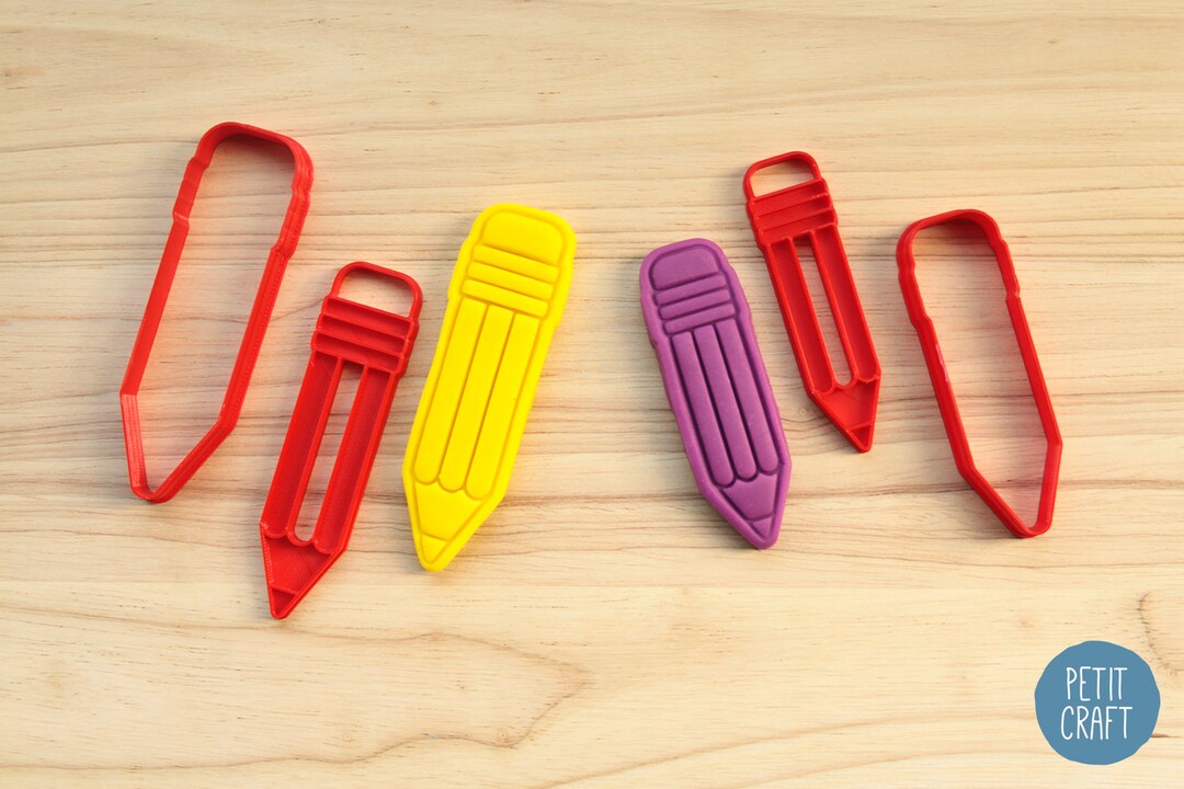 Pencil | Stationary, Back to School Cookie Cutter and Embosser, Stamp ...