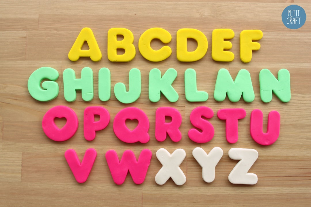 Chunky Alphabet Letters | Cookie Cutters, Cake and Fondant Decorates - Etsy