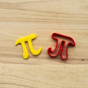 Pi Math Symbol | Cookie Cutter, Cake and Fondant Decorates - Etsy