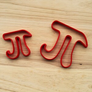 Pi Math Symbol | Cookie Cutter, Cake and Fondant Decorates - Etsy