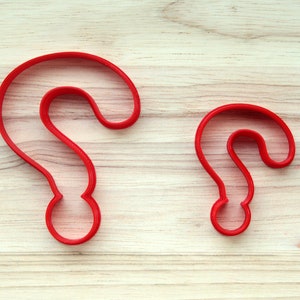 Question Mark | Cookie Cutters, Cake and Fondant Decorates - Etsy