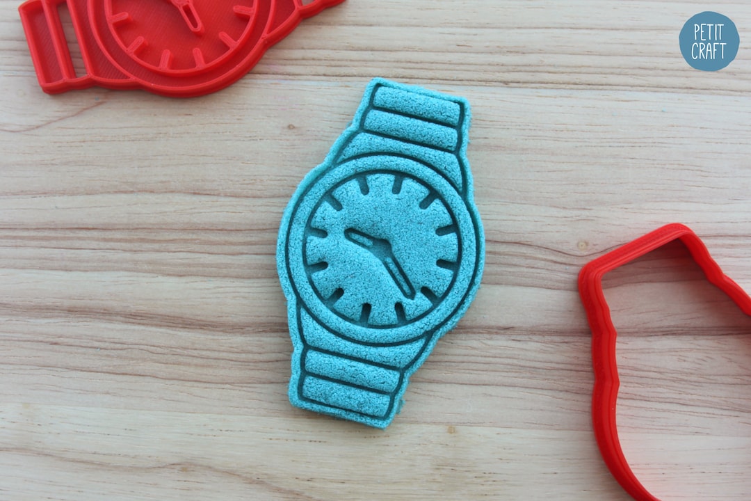 Wrist Watch | Accessories Cookie Cutter and Embosser, Cake and Fondant ...