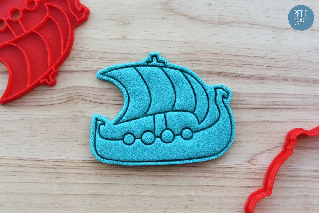 Viking Boat | Cookie Cutters and Embossers, Cake and Fondant Decorates ...