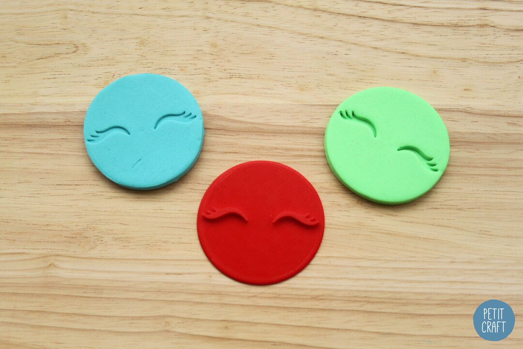Cartoon Eyelashes | Cookie, Fondant Stamp and Embosser - Etsy