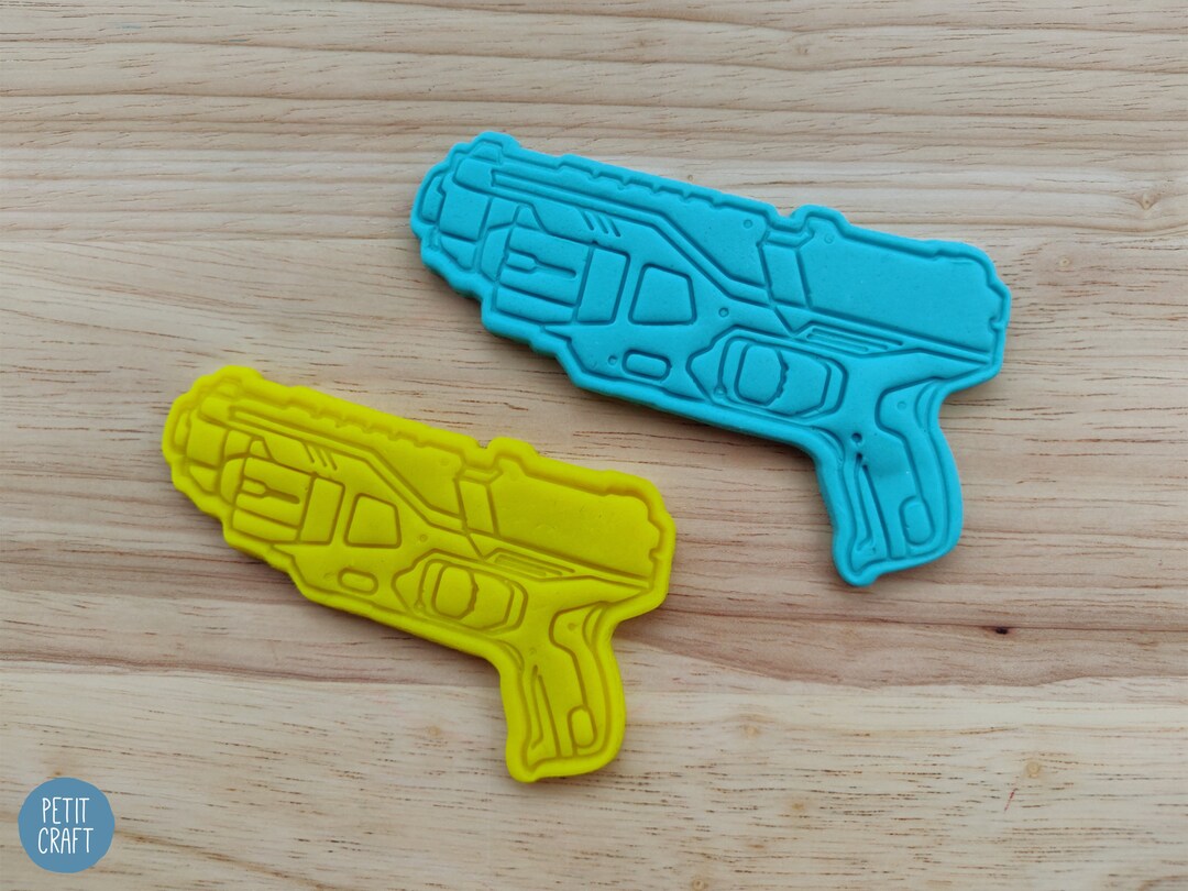 Nerf Gun | Toy Cookie Cutters and Embossers, Cake and Fondant Decorates ...