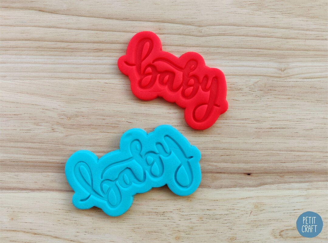 Baby | Script Cookie Cutters and Embossers, Cake and Fondant Decorates ...