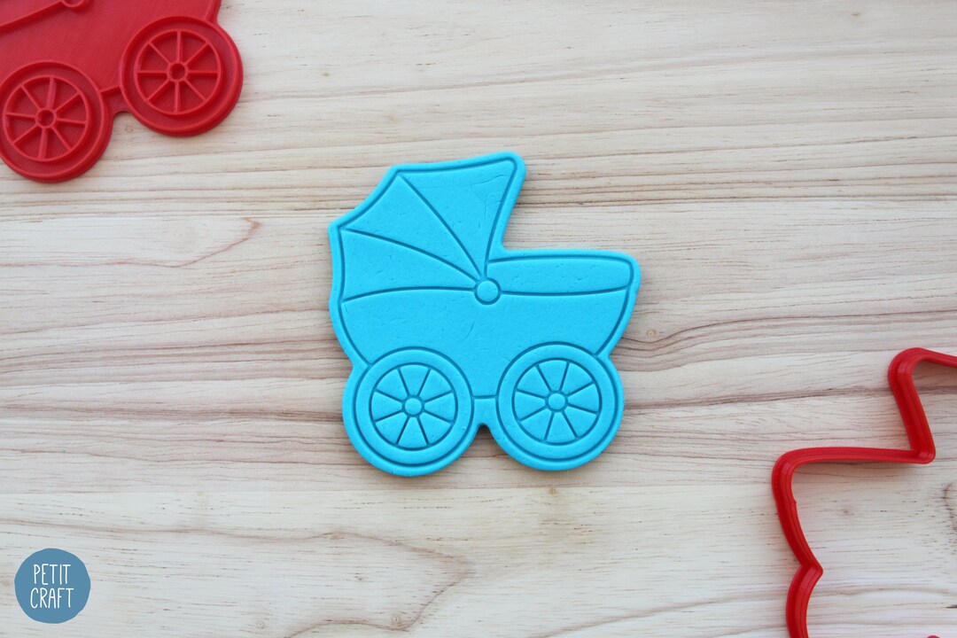 Baby Pram | Baby Shower Cookie Cutters and Embossers, Cake and Fondant ...