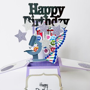 Science Themed Card in a Box/3d Card | Etsy UK