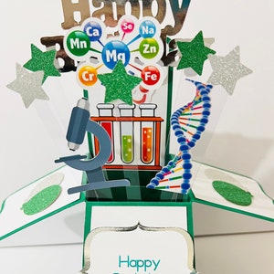 Science Themed Card in a Box/3d Card - Etsy UK