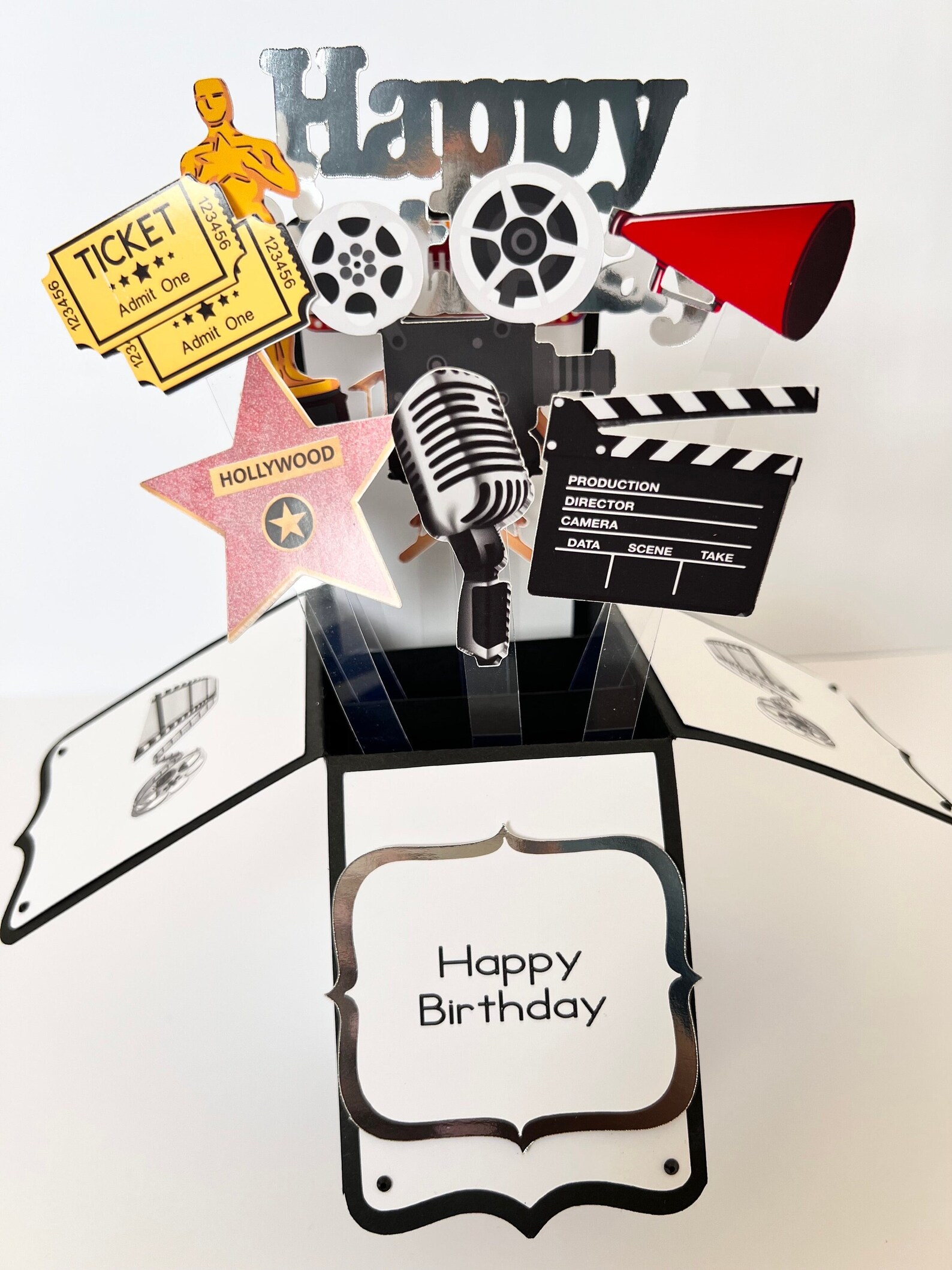 Film Fan Card in a Box/pop up Box - Etsy UK