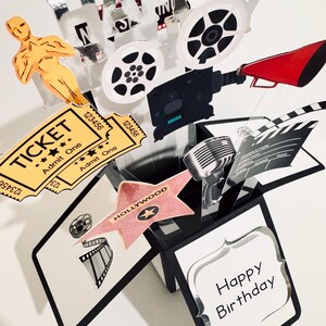 Film Fan Card in a Box/pop up Box - Etsy