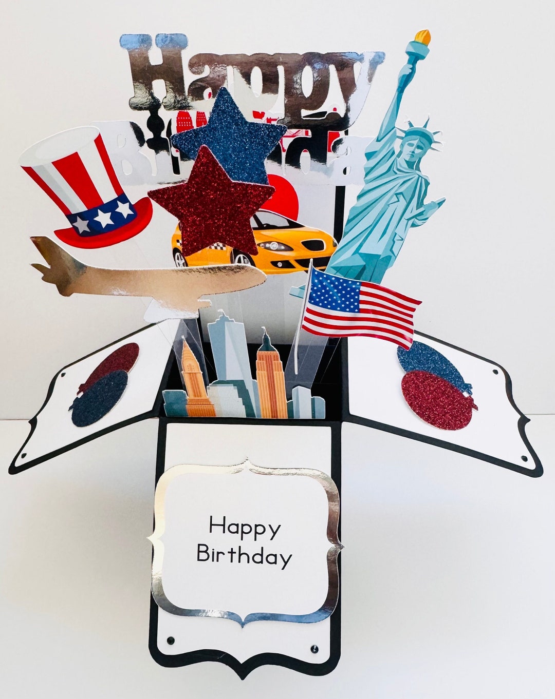 New York Card in a Box/3d Card - Etsy UK