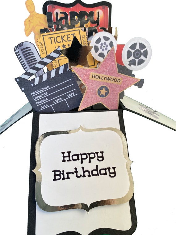 Film Fan Card in a box/Pop up box | Etsy