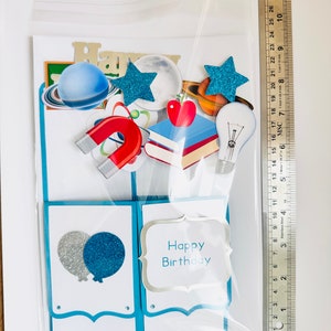 Physics Themed Birthday Card/3d Card - Etsy