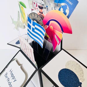 Athens Card in a Box/3d Card - Etsy