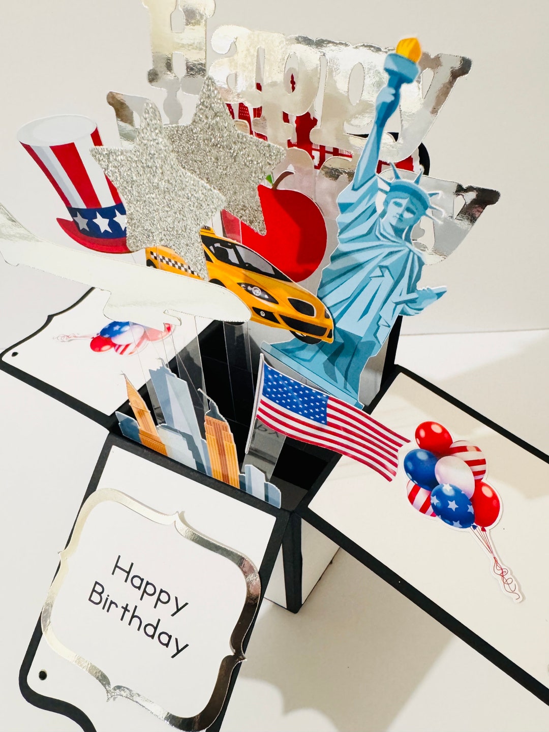 New York Card in a Box/3d Card - Etsy UK