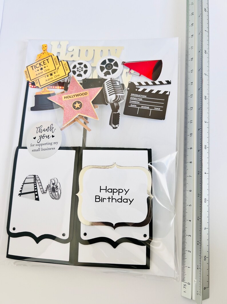 Film Fan Card in a Box/pop up Box - Etsy