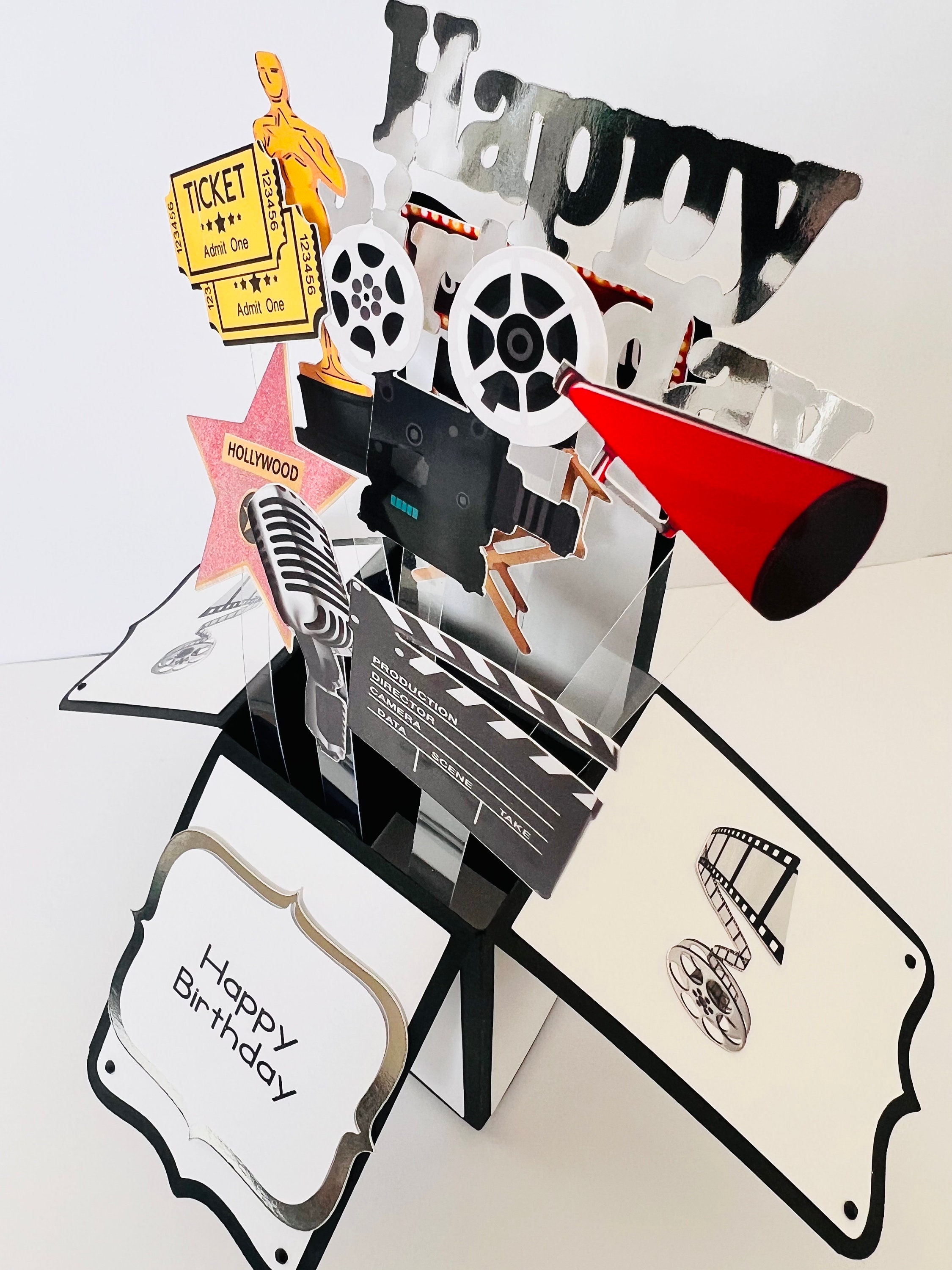 Film Fan Card in a Box/pop up Box - Etsy