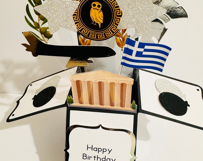 Happy Birthday in Greek Greek Birthday Card Χρόνια Πολλά - Etsy