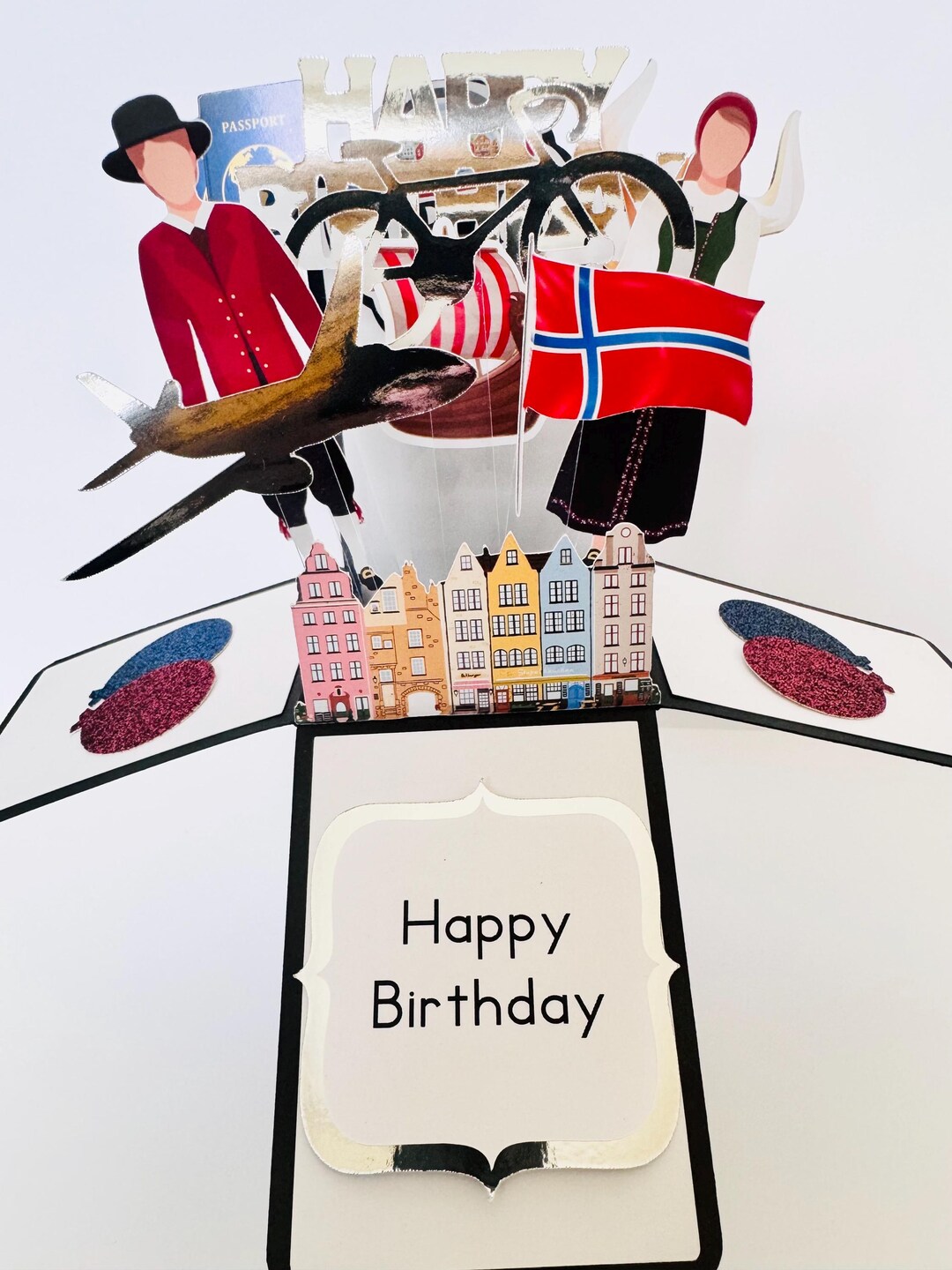 Norway Card in a Box/3d Card - Etsy