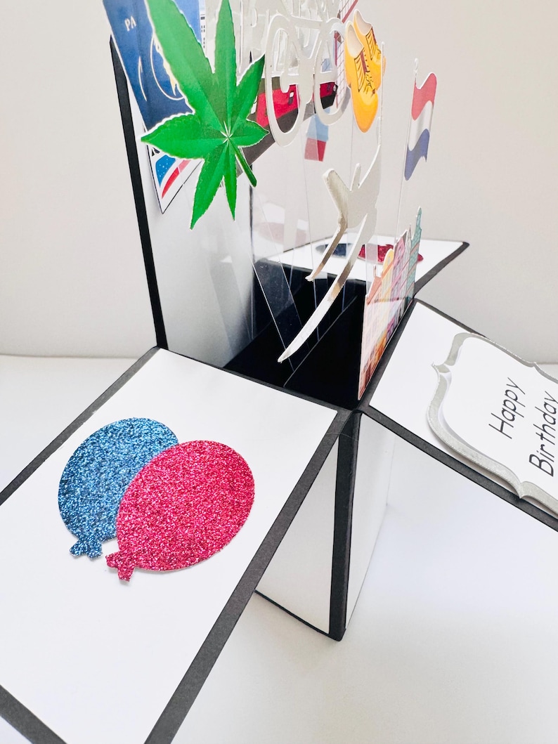 Amsterdam Themed 3D Gift Card - Etsy