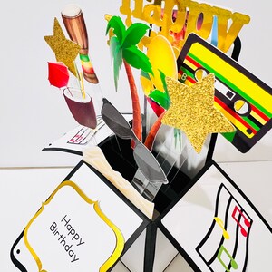 Caribbean Card in a Box/3d Card - Etsy