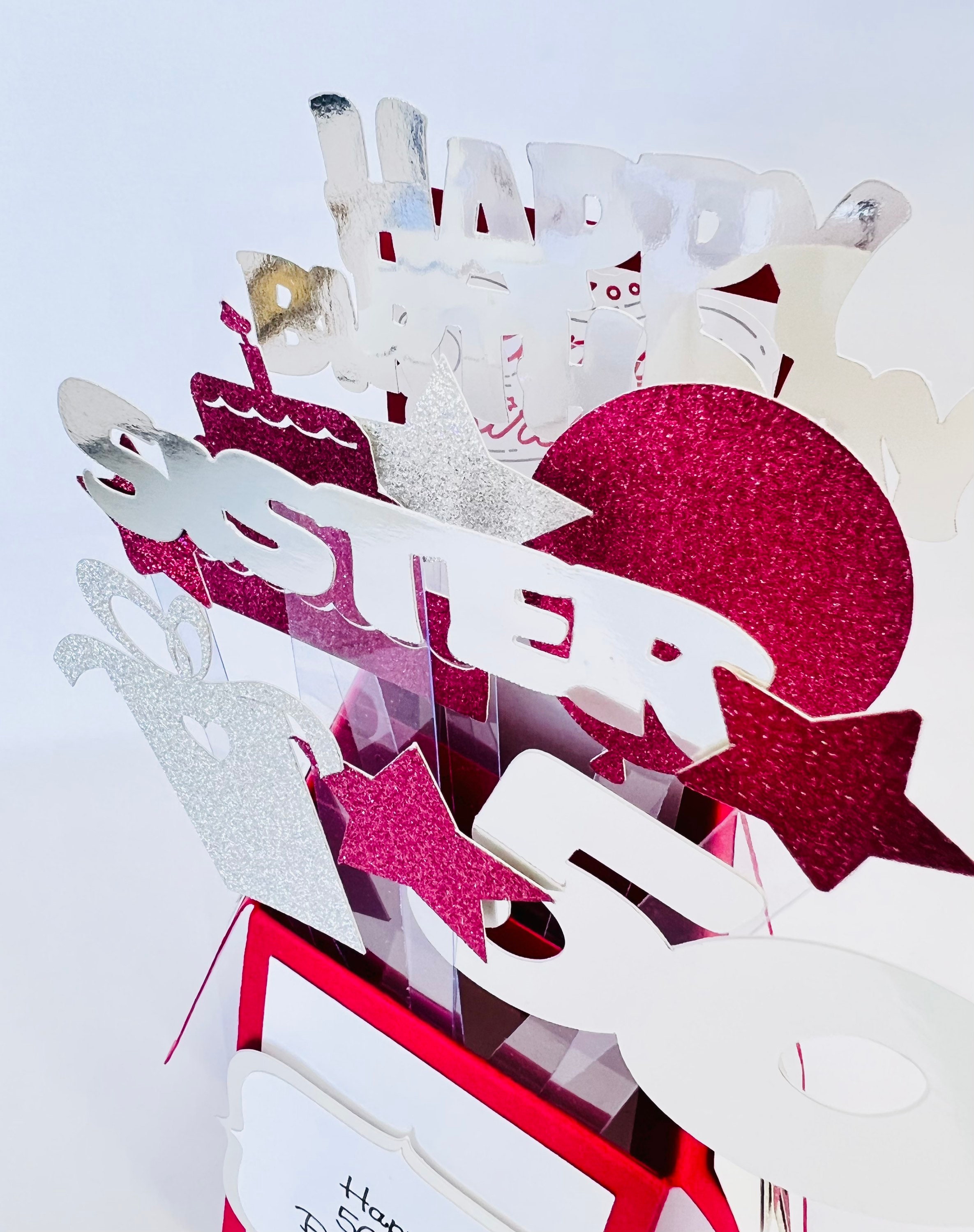 50th Birthday Card in a Box/3d Card - Etsy