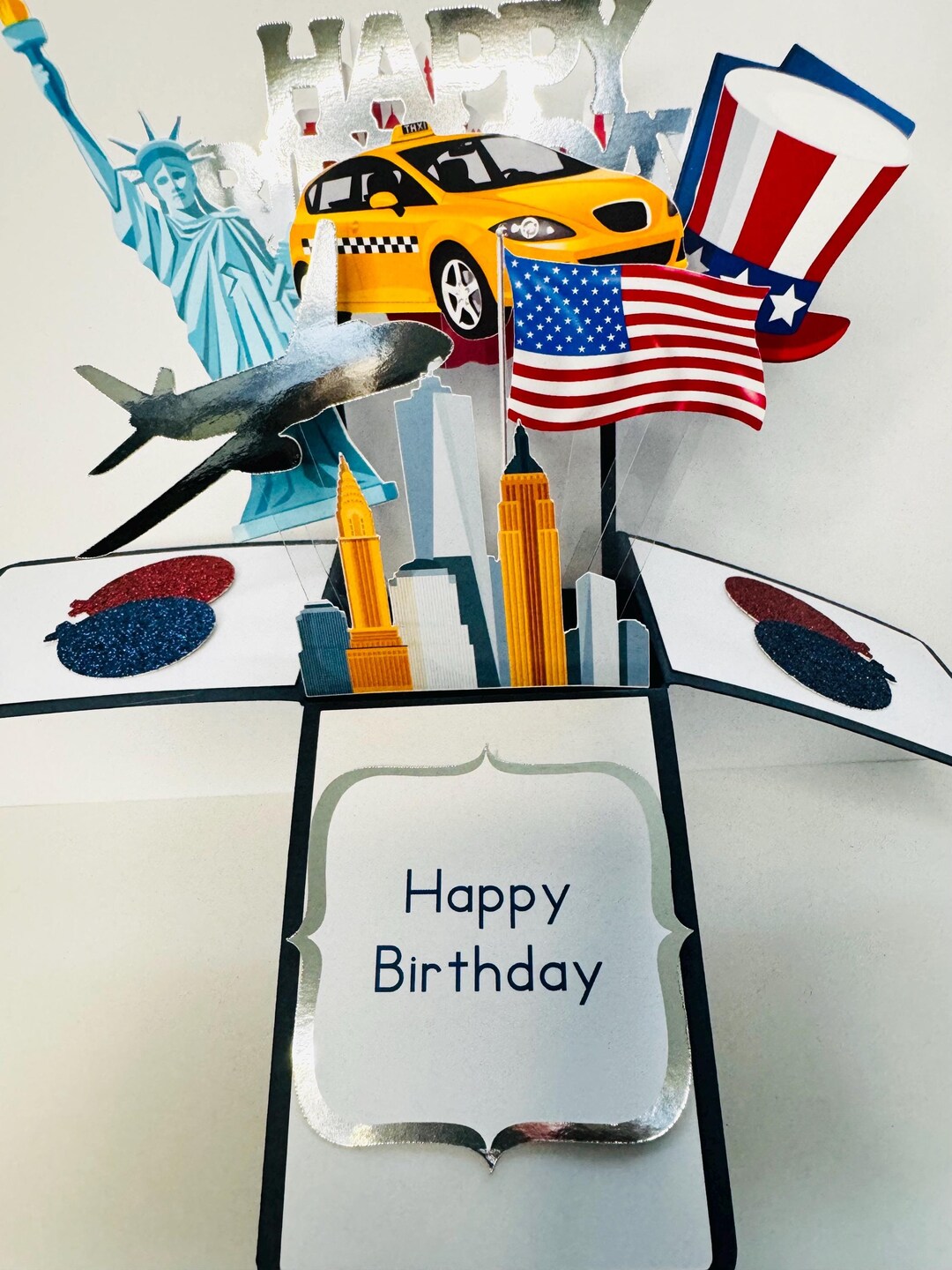 New York Card in a Box/3d Card - Etsy UK