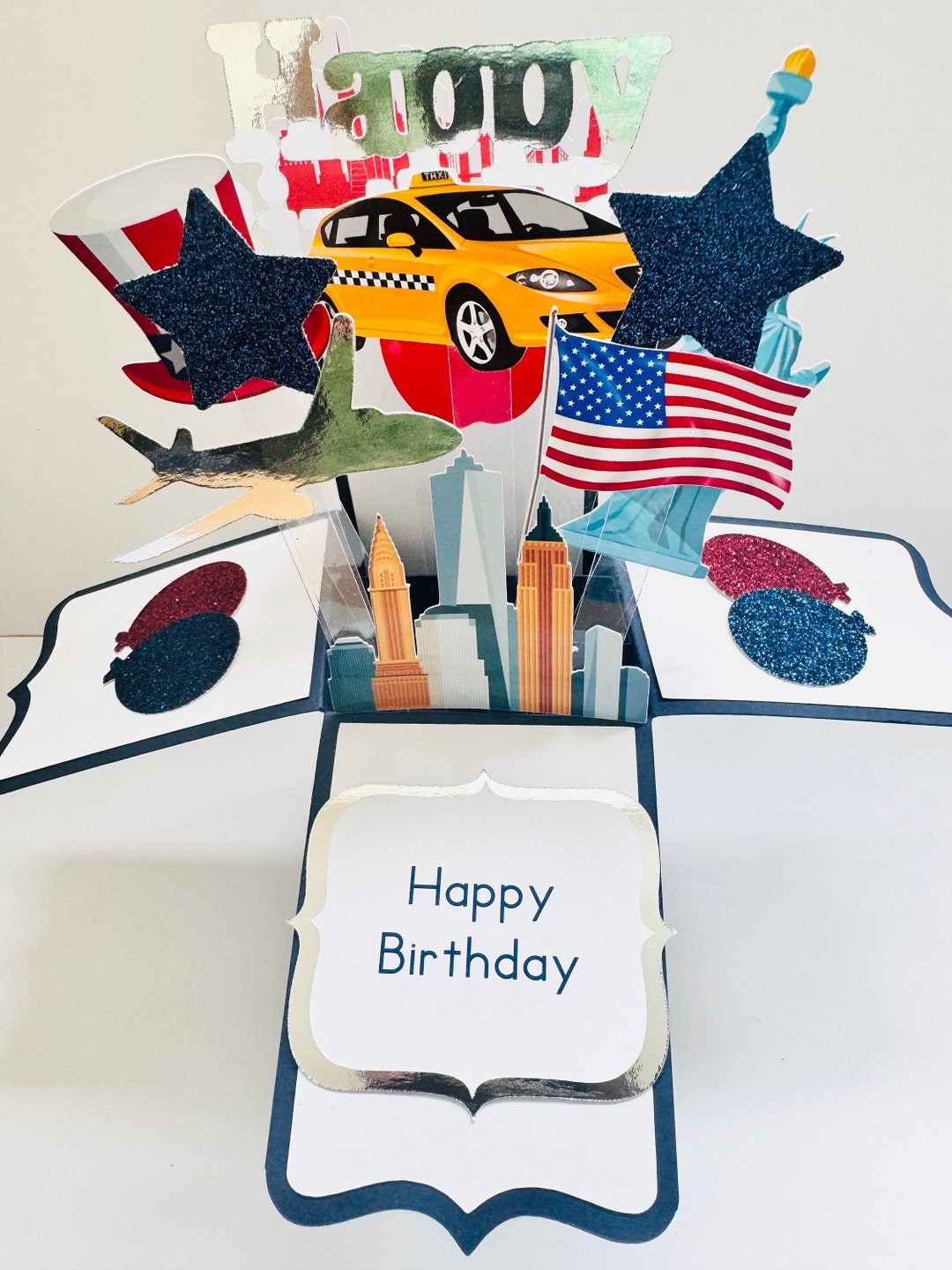 New York Card in a Box/3d Card - Etsy UK