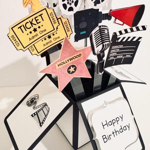 Film Fan Card in a Box/pop up Box - Etsy