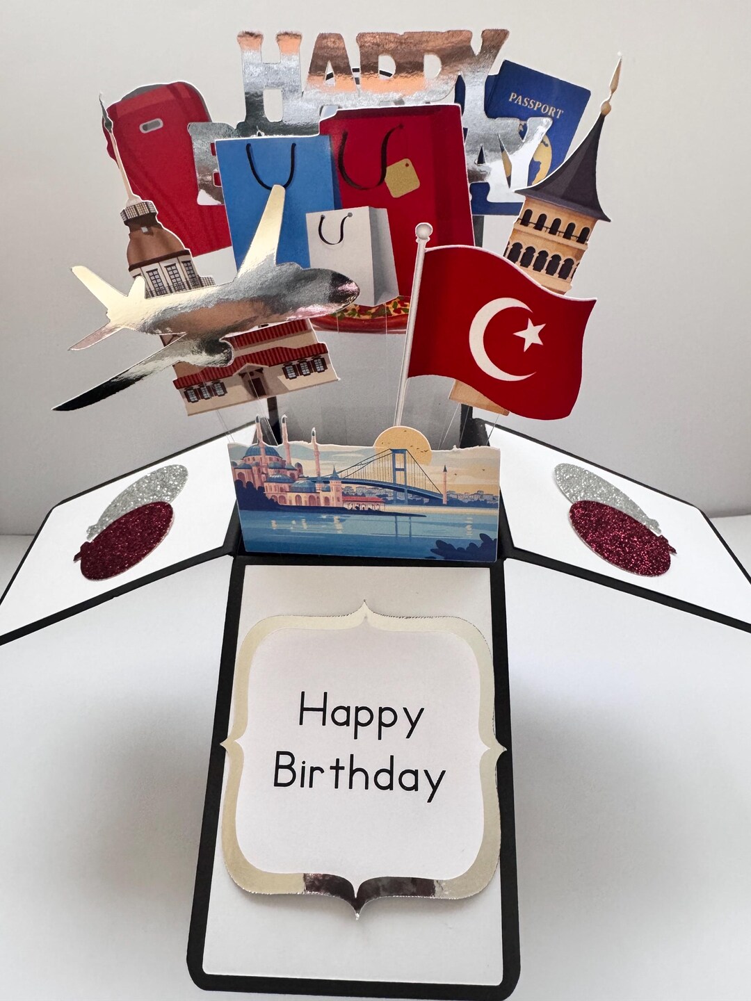 Istanbul Karte in einer Box/3D-Karte - Etsy.de