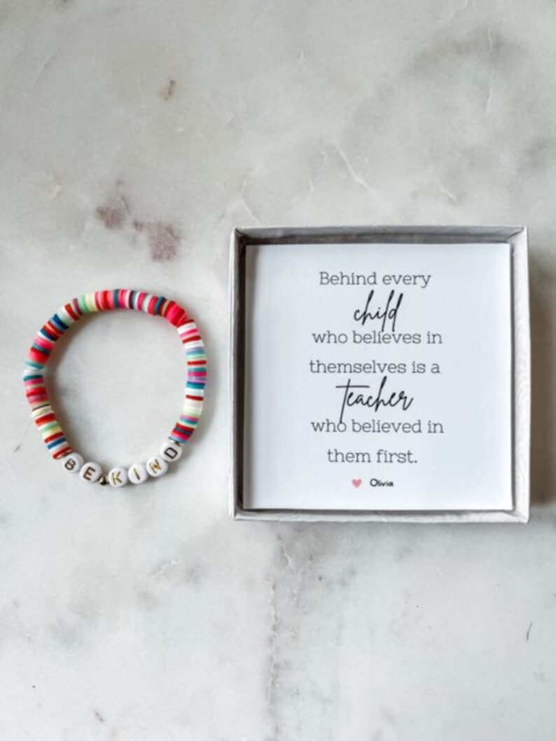 Teacher Charm Bracelet L Teacher Appreciation Gift L Caregiver Gift - Etsy