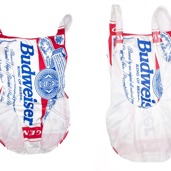 Budweiser One Piece Bathing Suit - Etsy