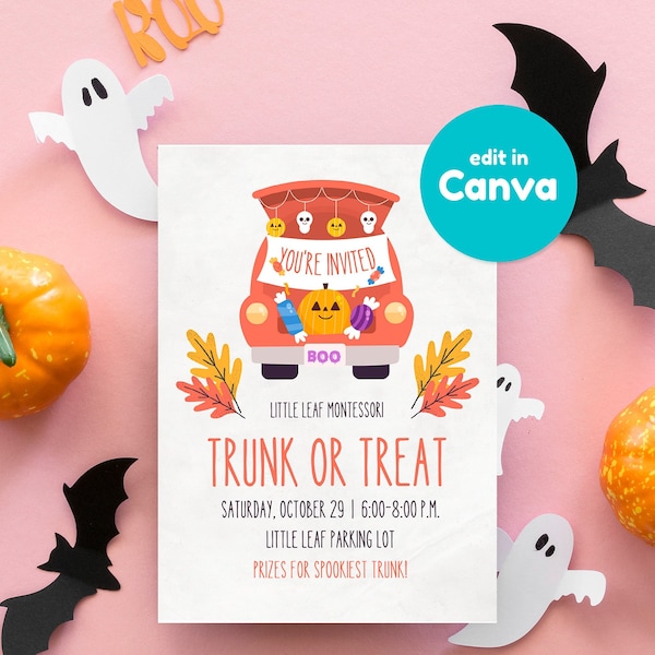 Trunk Party Canva - Etsy