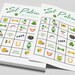 St Patrick's Day Printable BINGO Game Shamrock Print | Etsy