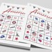 4th of July Memorial Day Bingo USA Bingo Game Printable BINGO Game ...