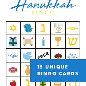 Hanukkah Bingo Hanukkah Games Kids Hanukkah Game Hanukkah Menorah ...