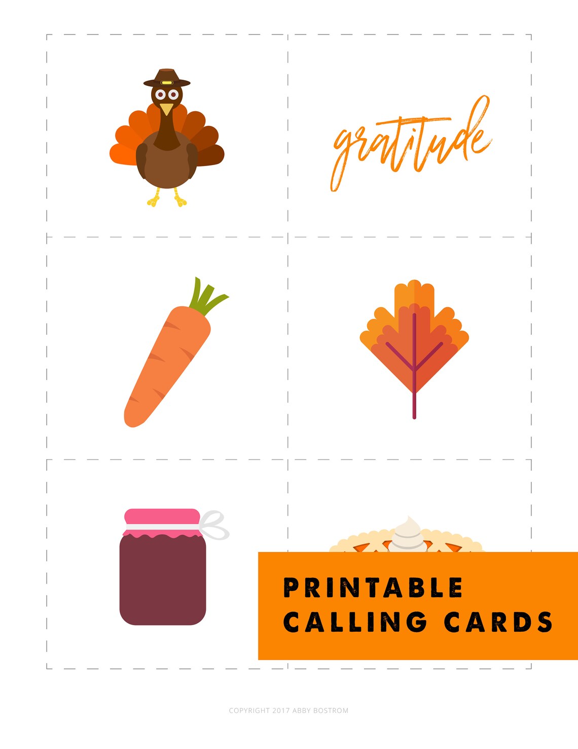 Thanksgiving BINGO Download Friendsgiving Game Kids Holiday | Etsy