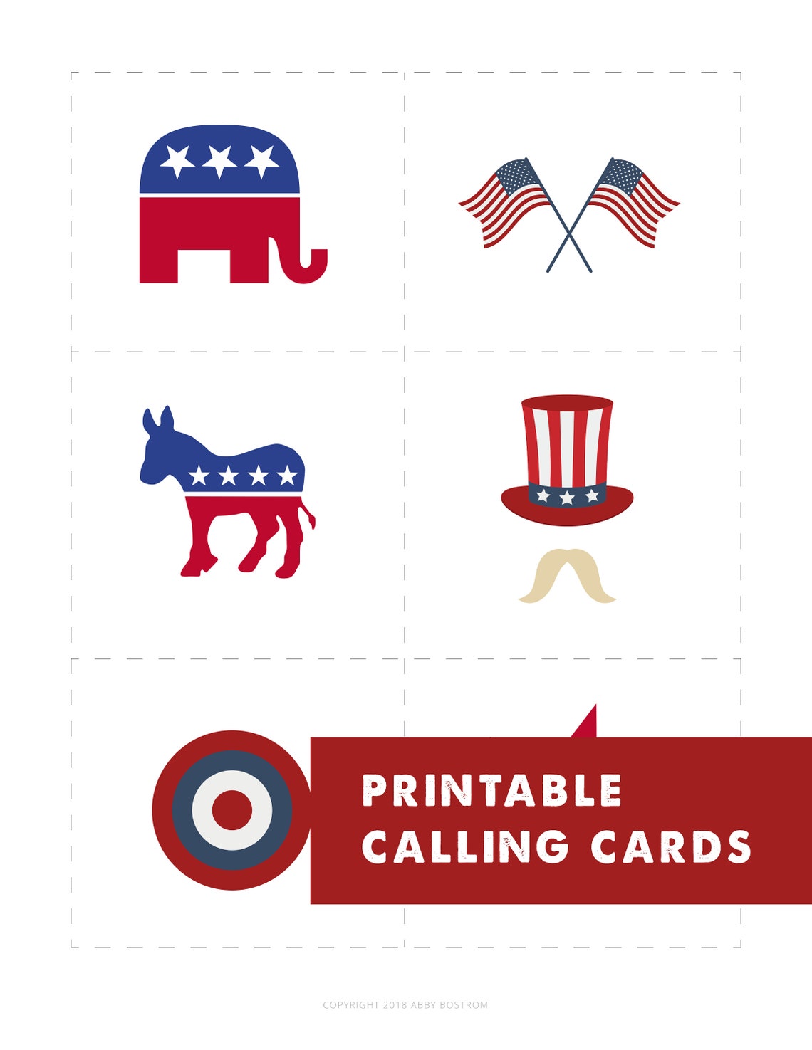 4th of July Memorial Day Bingo USA Bingo Game Printable BINGO | Etsy