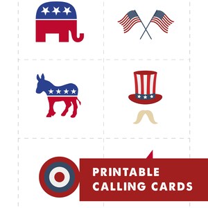 4th of July Memorial Day Bingo USA Bingo Game Printable BINGO Game ...