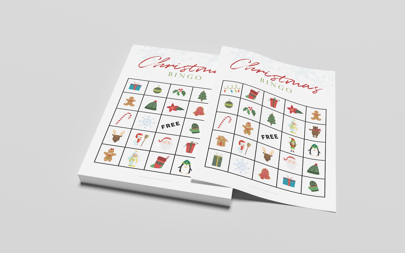 Holiday BINGO Game Christmas Eve Game Printable BINGO Game Classroom ...
