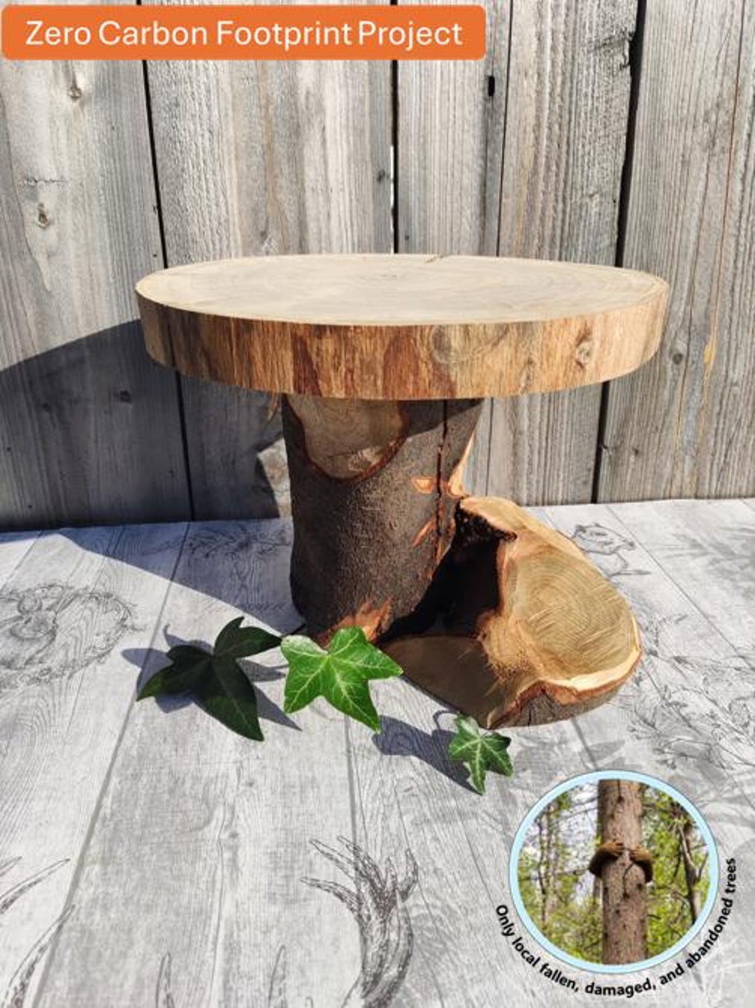 Wood Cake Stand Wedding Cake Base Driftwood Cheese Boards Serving Board ...