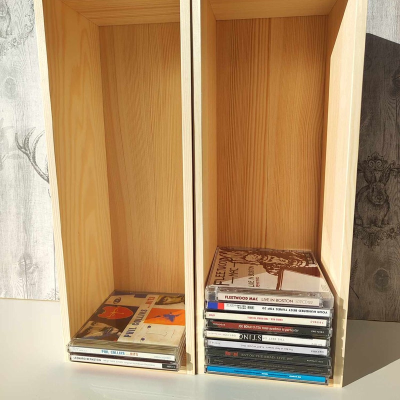 Wooden Cd Towers Storage - Etsy UK