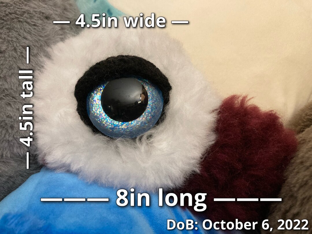 Sleepy Eyeball Eye Peep Creepy and Cute Fuzzy Cuddle Yarn Lovable OOAK ...