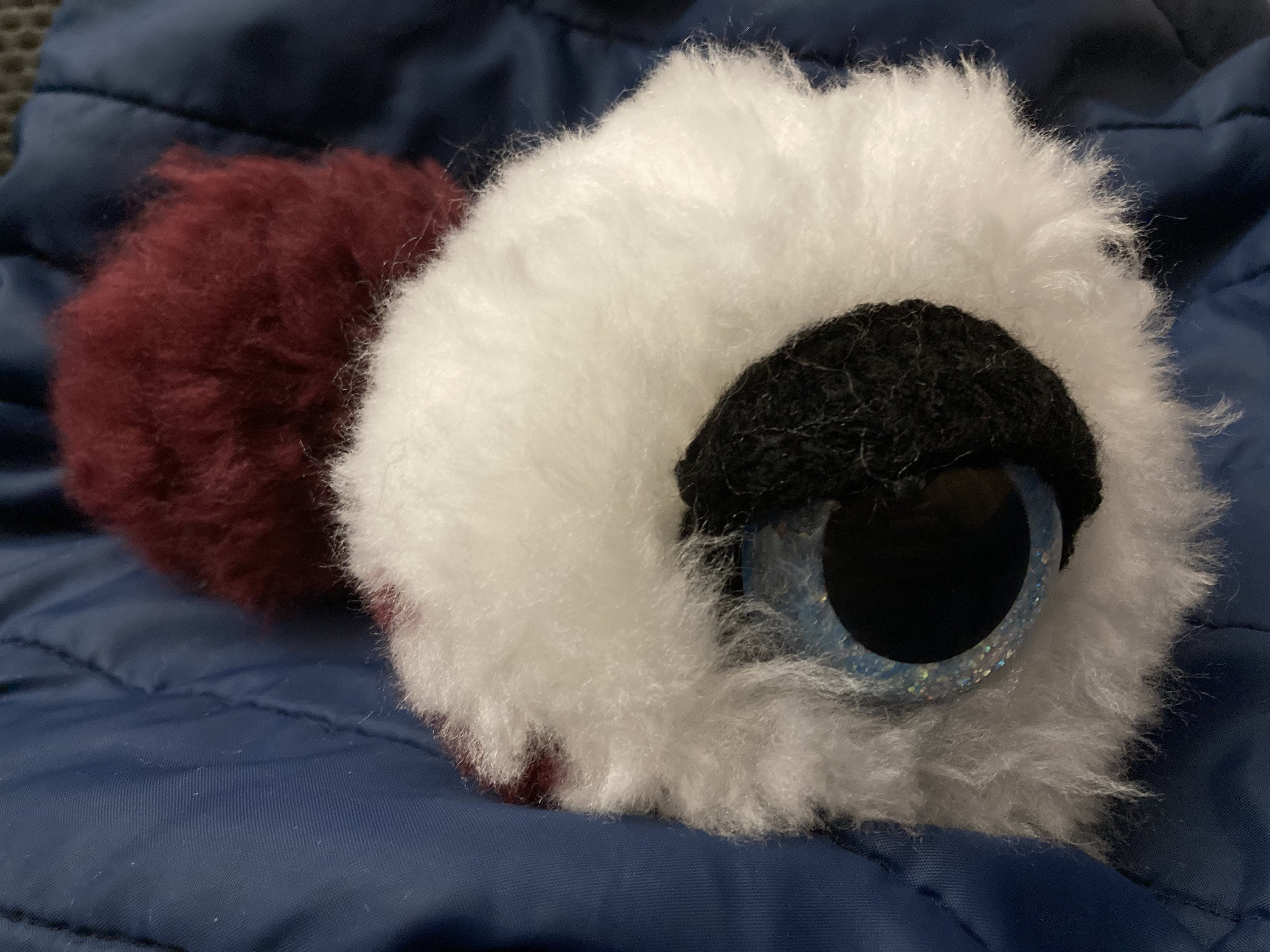 Sleepy Eyeball Eye Peep Creepy and Cute Fuzzy Cuddle Yarn - Etsy
