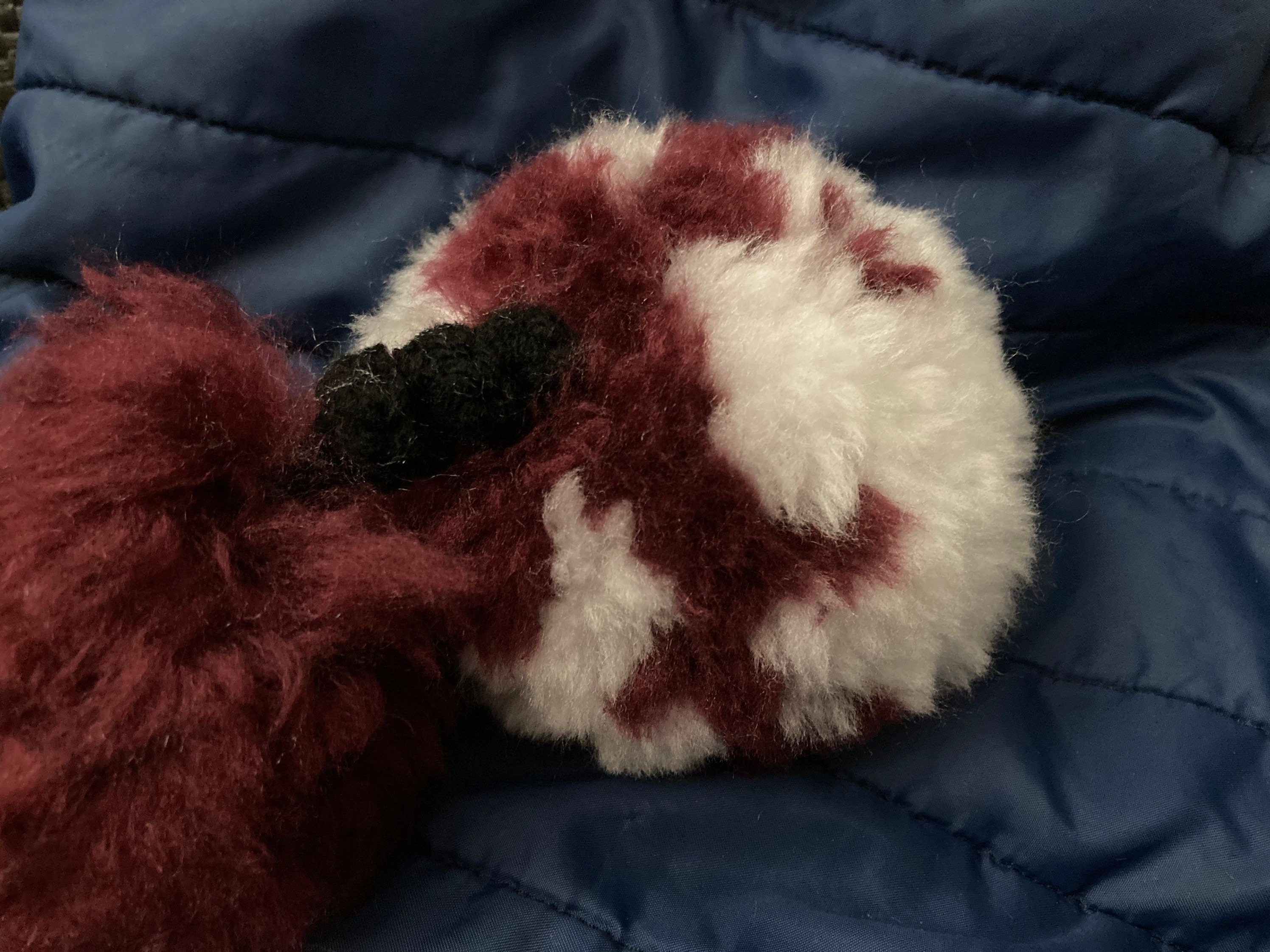 Sleepy Eyeball Eye Peep Creepy and Cute Fuzzy Cuddle Yarn Lovable OOAK ...