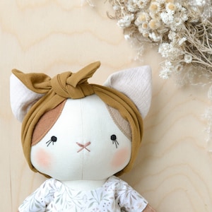 Instant Download Sewing Pattern Cat Family Doll Bundle - DIY Soft Toy ...