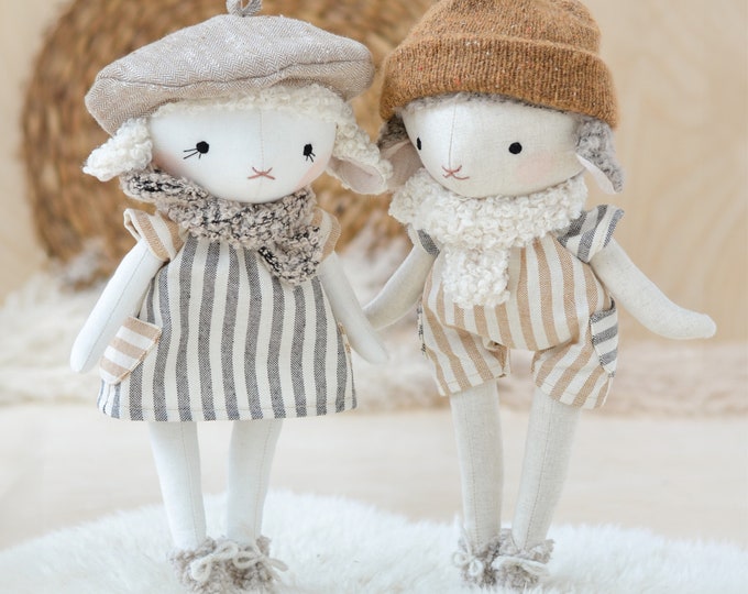 Woolly Sheep Toy, Waldorf Toy, Waldorf Sheep, Gift for Knitters ...