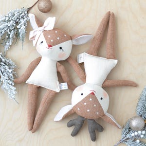 Deer Doll Sewing Pattern Animal Soft Toy Pdf Fawn Diy Tutorial - Etsy